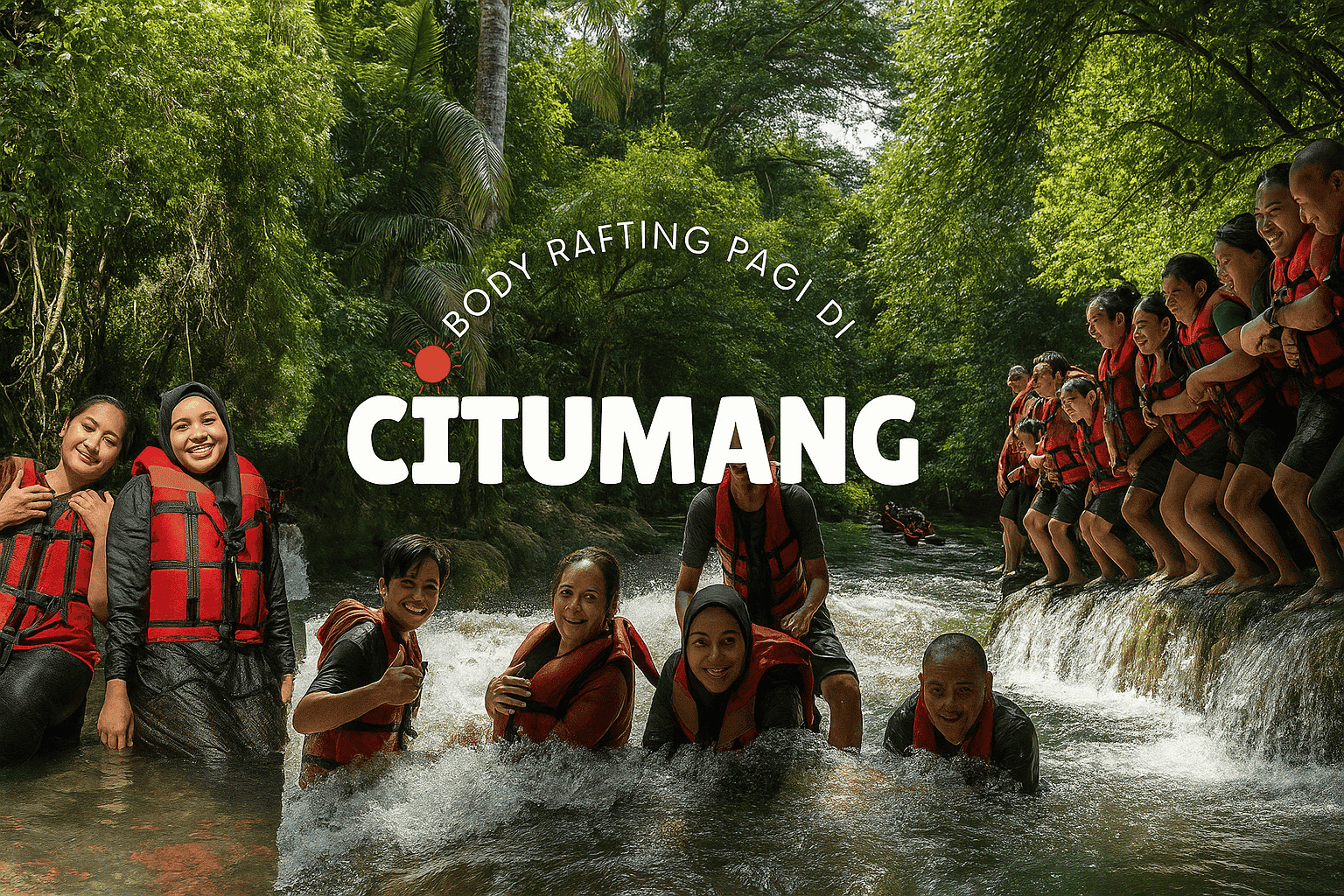 Paket Body Rafting Citumang Tiket mulai 65k (No.1 Terpercaya)